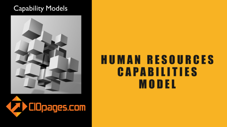 Human Resources Capabilities Model - An HR capability matrix