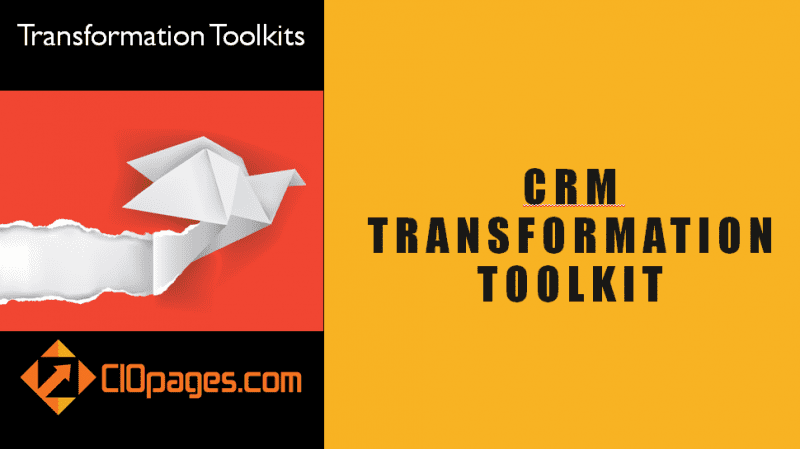 Customer Relationship Management Transformation Toolkit Customer Relationship Management Transformation Toolkit