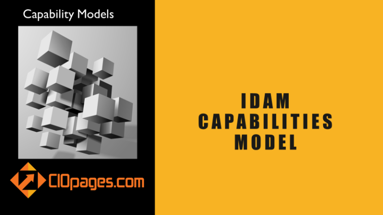 IDAM Capabilities Model: Identity and Access Management Capabilities